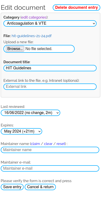 Guidelines (standard module) | Trousse.APP