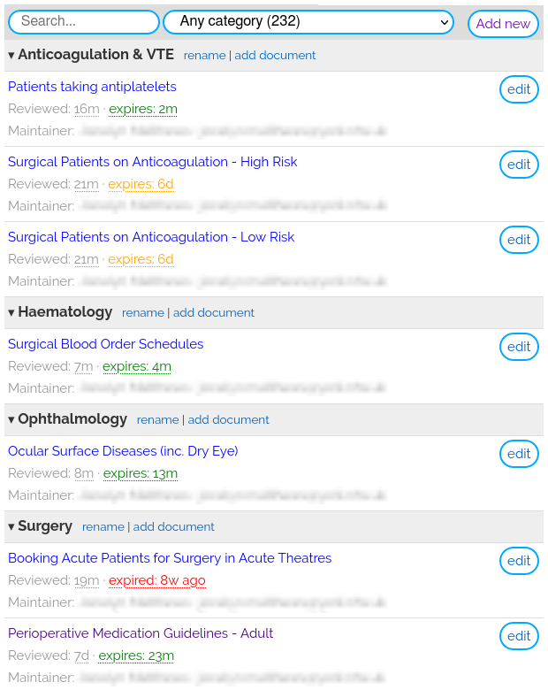 Guidelines (standard module) | Trousse.APP