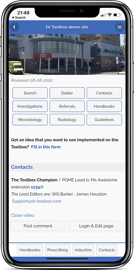 App | Health Toolbox